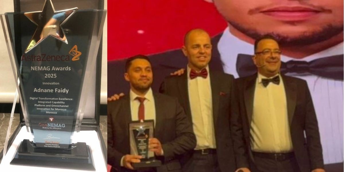 Innovation digitale : AstraZeneca Maroc distinguée aux NEMAG Awards 2025